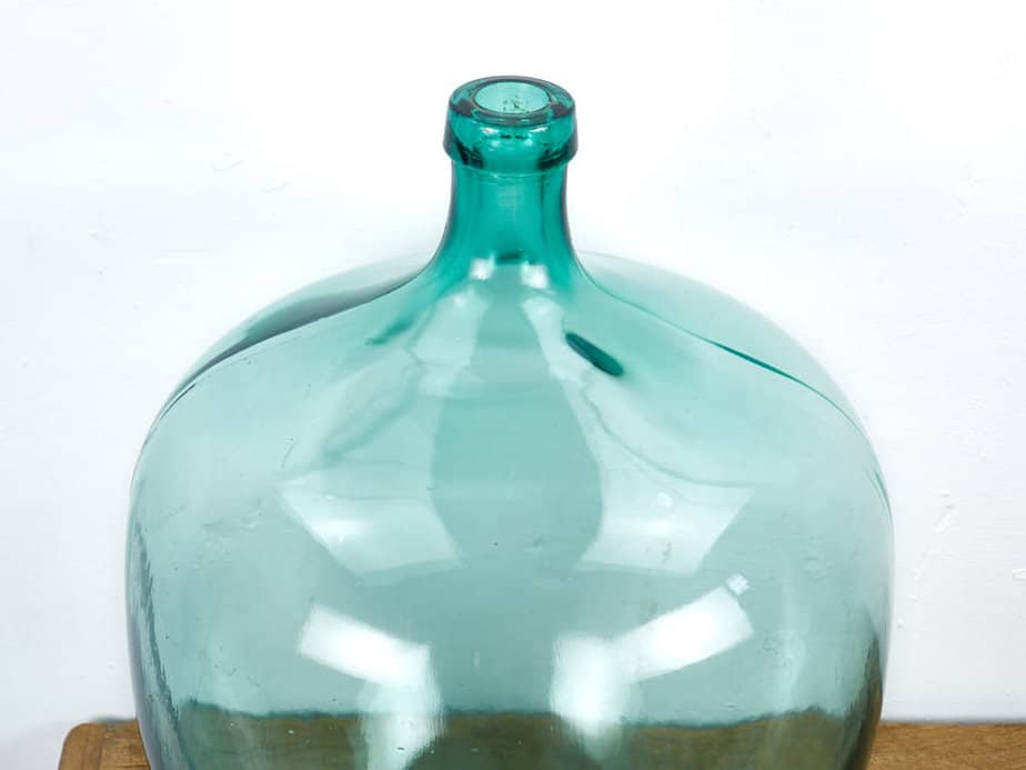 Large antique glass demijohn | Antique glass demijohn | AMARU